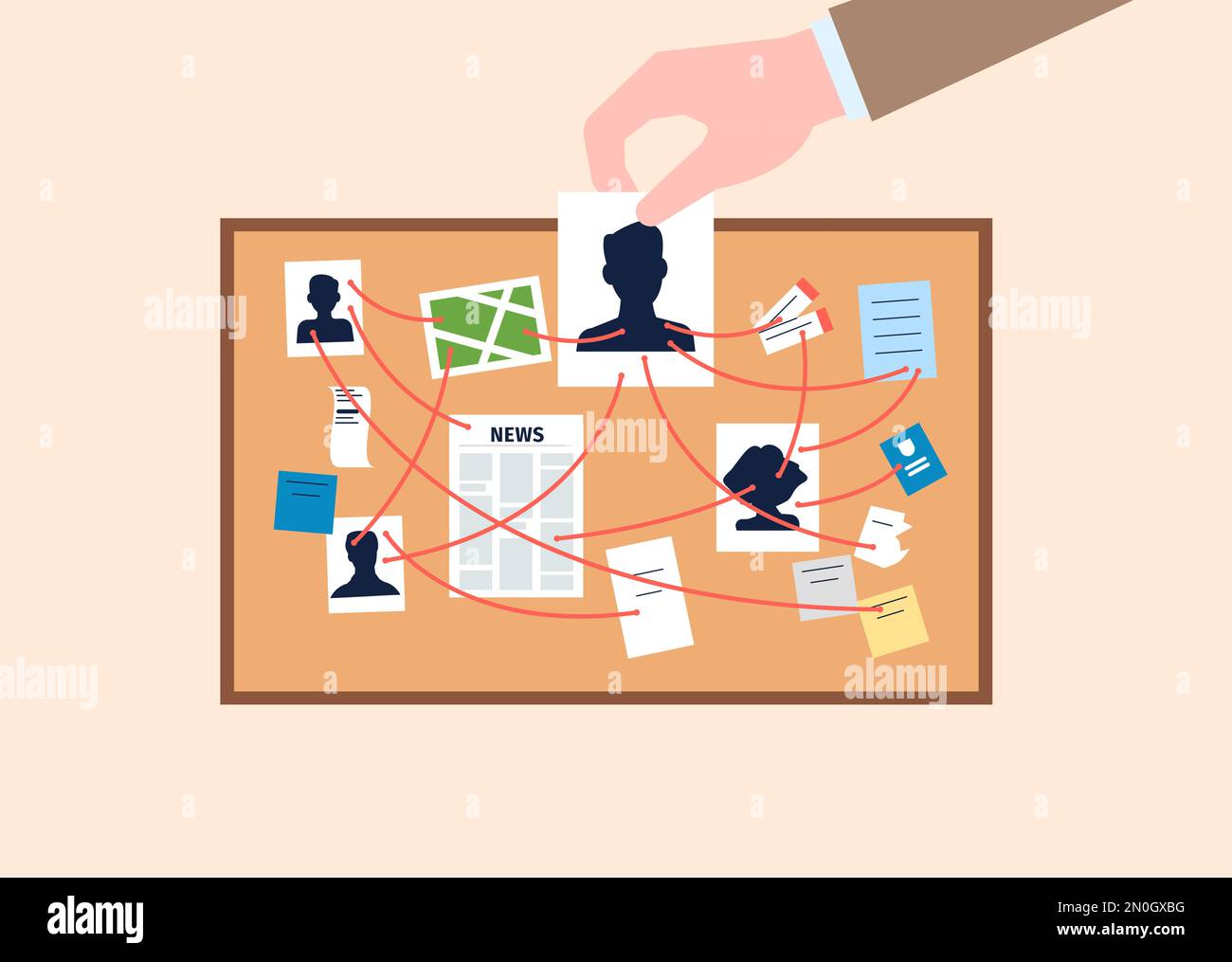 Detective office interior hi-res stock photography and images - Alamy