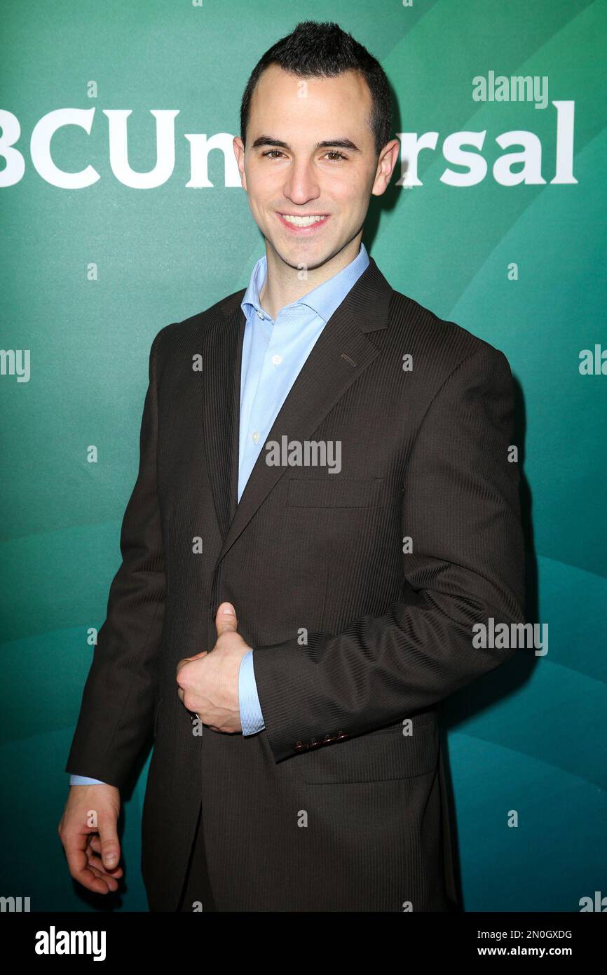 Joe Moravsky arrives at the 2016 NBCUniversal Winter TCA at the Langham ...
