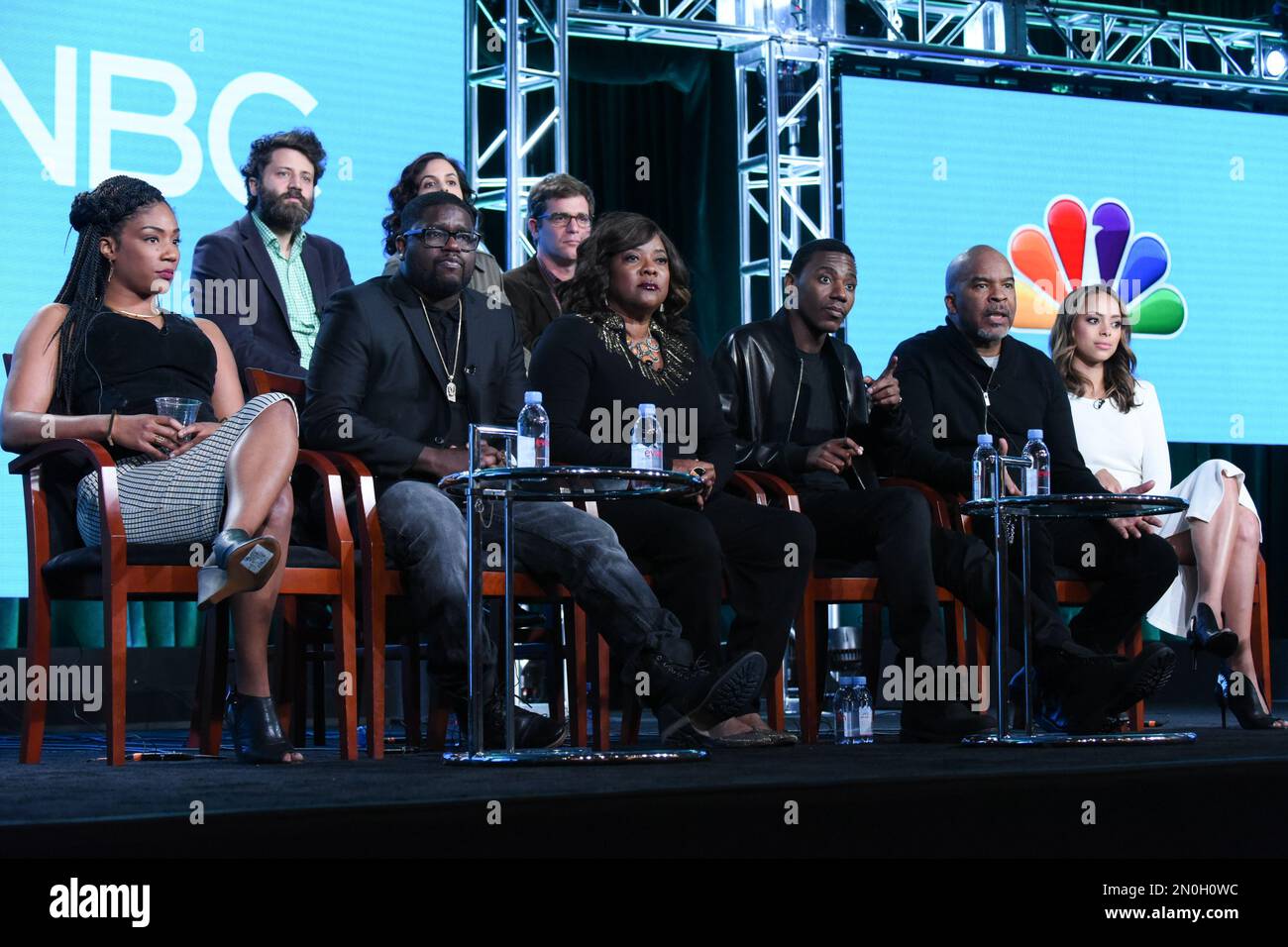 Tiffany Haddish, from left, Lil Rel Howery, Loretta Devine, Jerrod ...