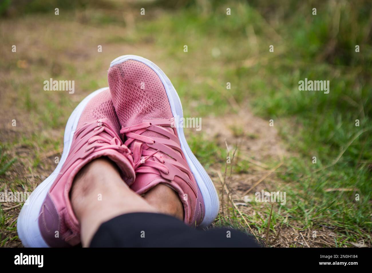 Woman relaxing apartment legs hi-res stock photography and images - Alamy