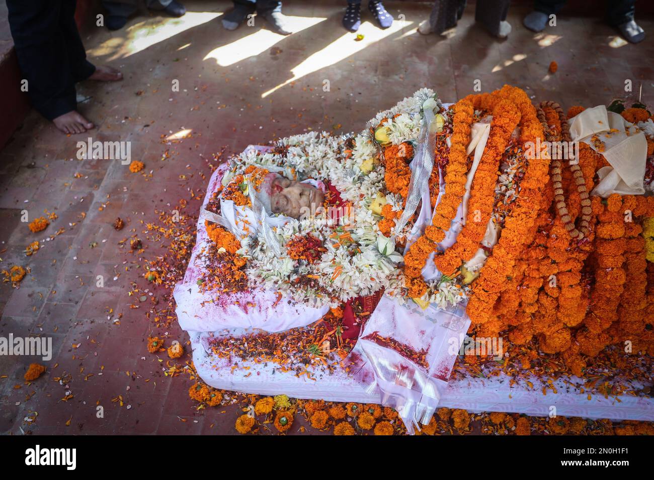 Kathmandu, Bagmati, Nepal. 5th Feb, 2023. The body of late Himalaya ...
