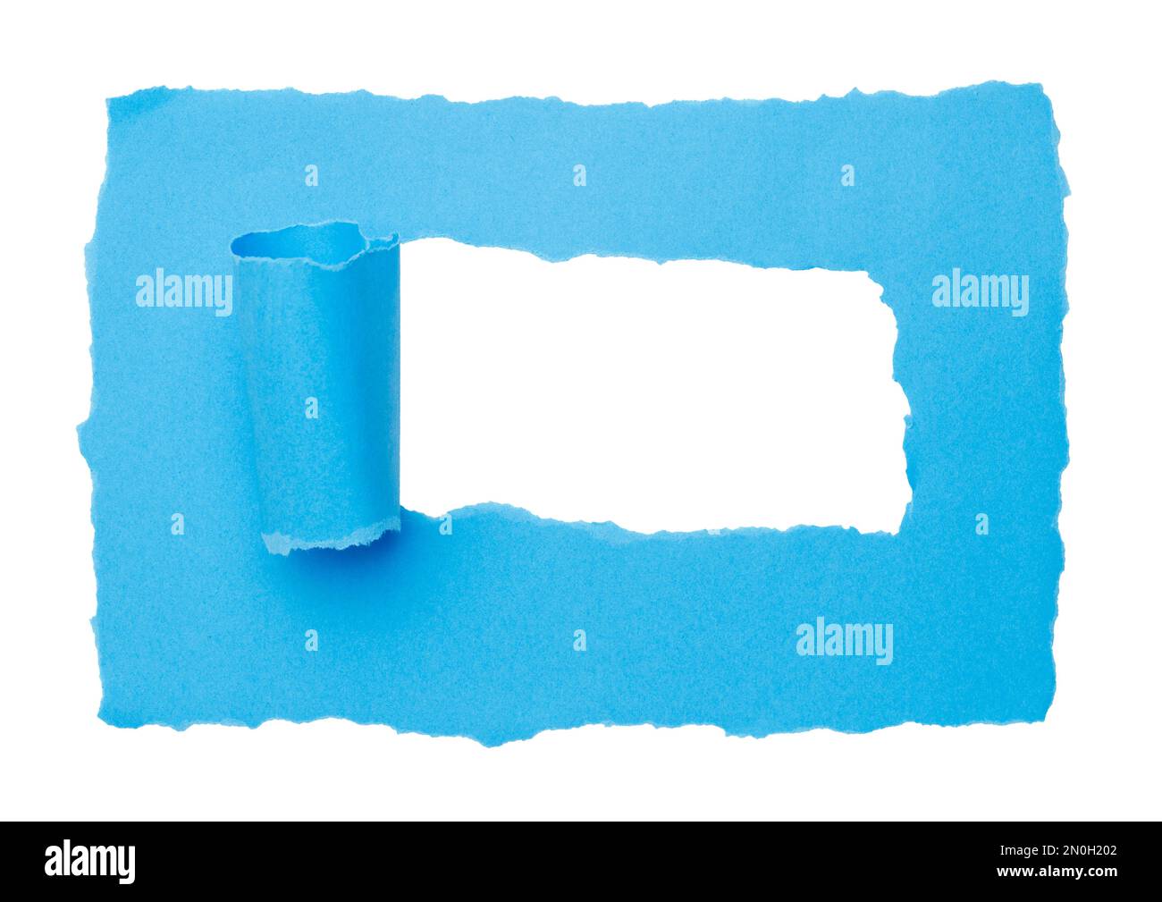 Paper peel, torn paper with space a white background for text showing ...