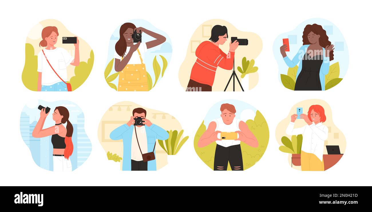 American photographers image Stock Vector Images - Alamy