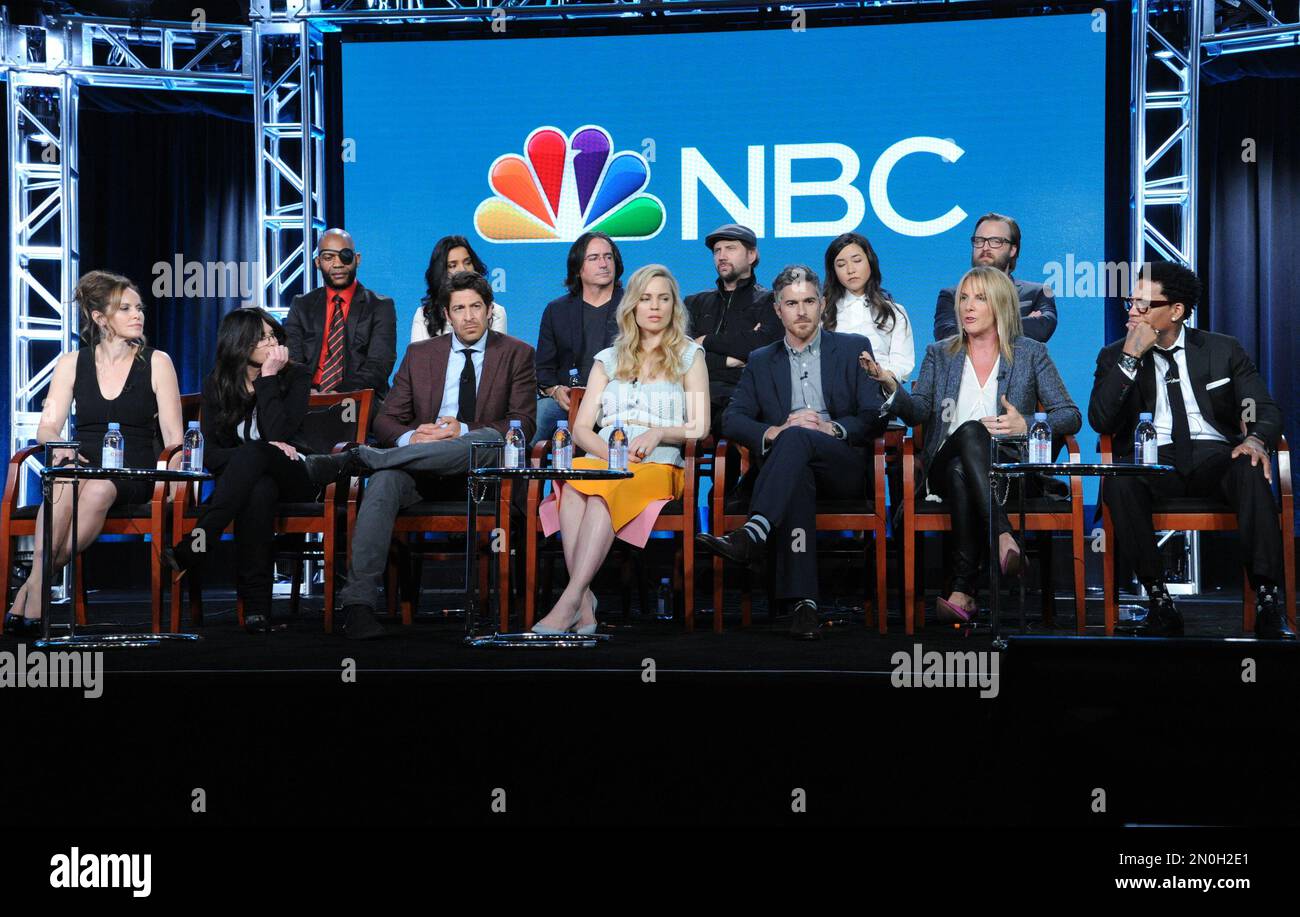 The cast and crew of "Heartbeat" participate in a panel at the ...