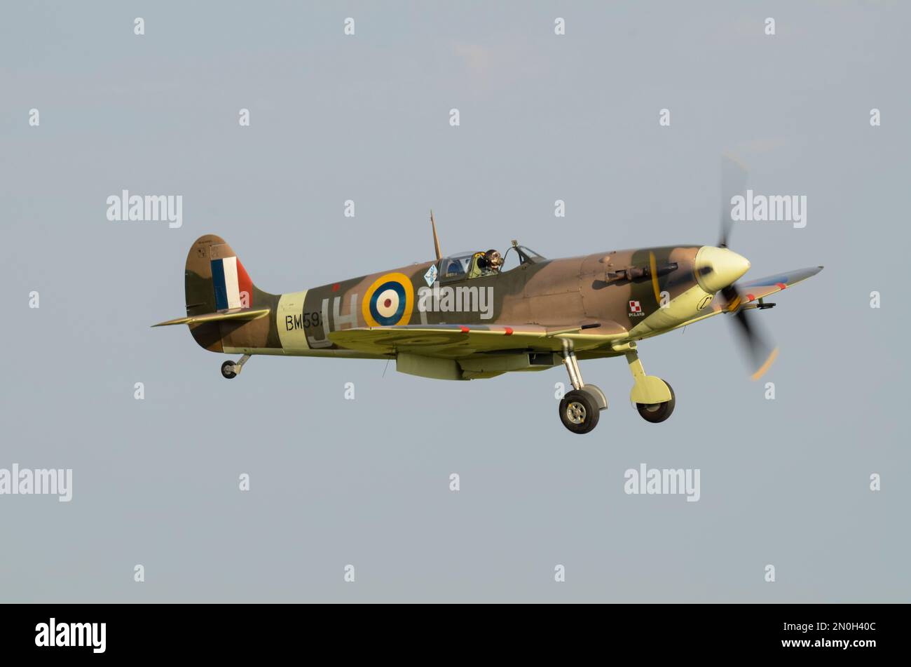 Spitfire Mk VB BM597 of Duxford's Historic Aircraft Collection on ...