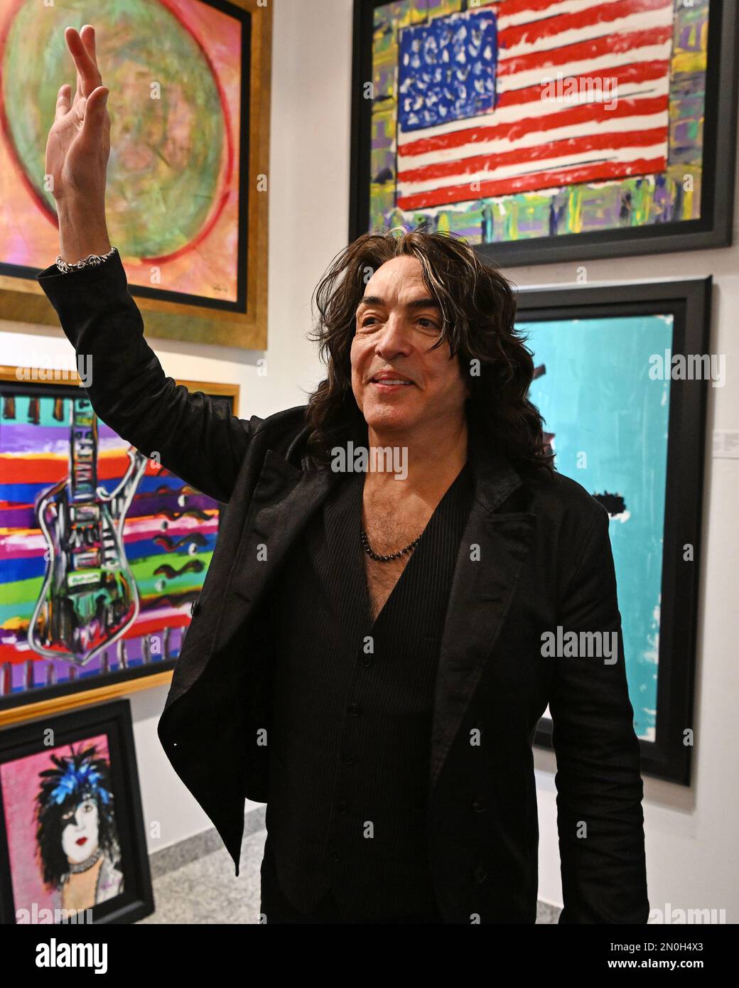 Boca Raton. 04th Feb, 2023. Paul Stanley of KISS makes an appearance at ...