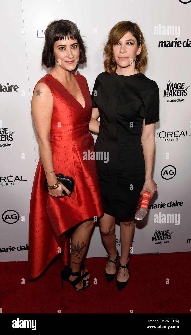 New Guard honoree Jenn Streicher, left, and musician/actress Carrie ...