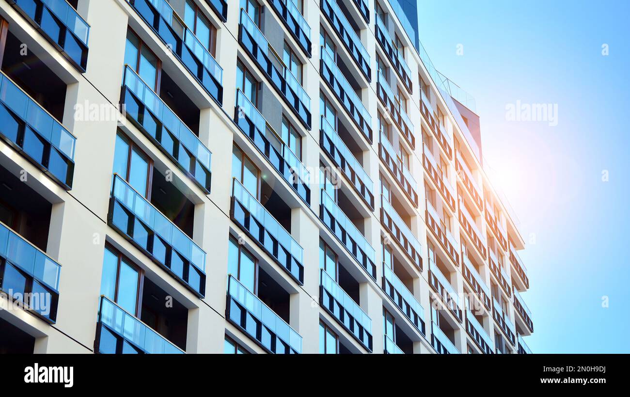 Penthouse view glazing balcony hi-res stock photography and images - Alamy