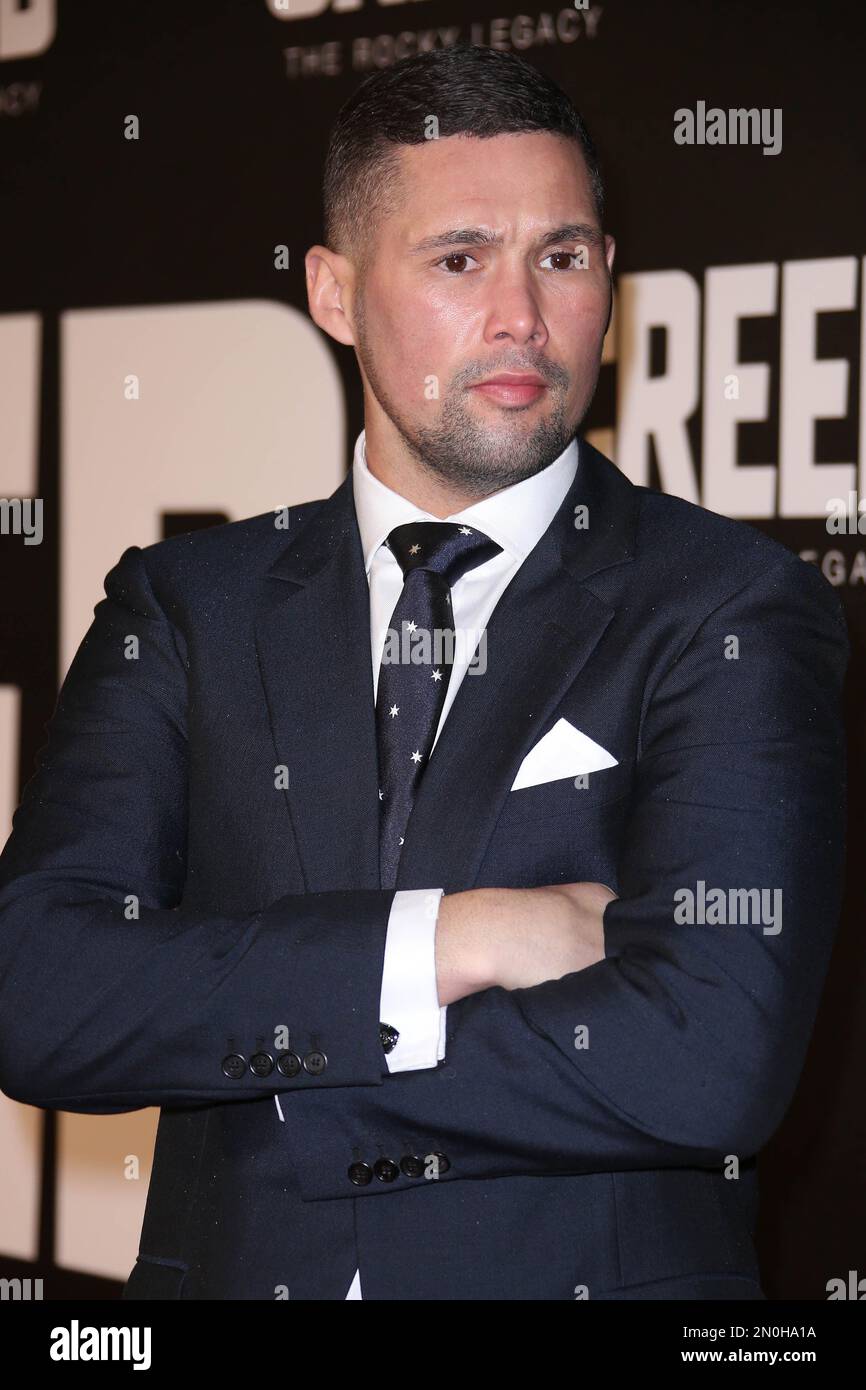 Tony Bellew poses for photographers upon arrival at the premiere of the ...
