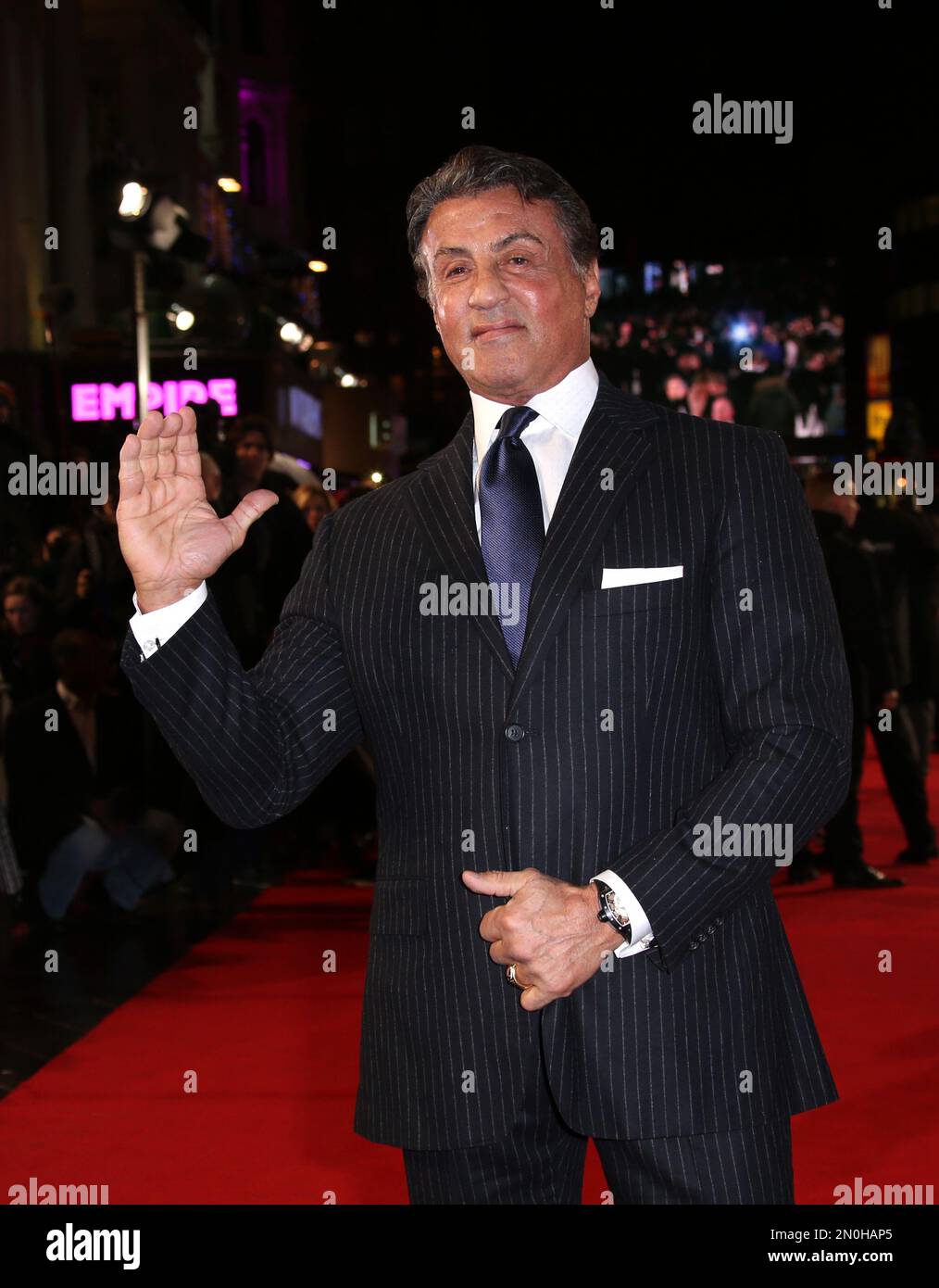 Sylvester Stallone poses for photographers upon arrival at the premiere ...