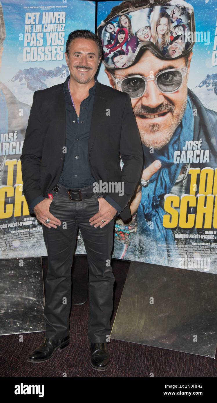 French actor Jose Garcia poses for photographers upon arrival at the ...