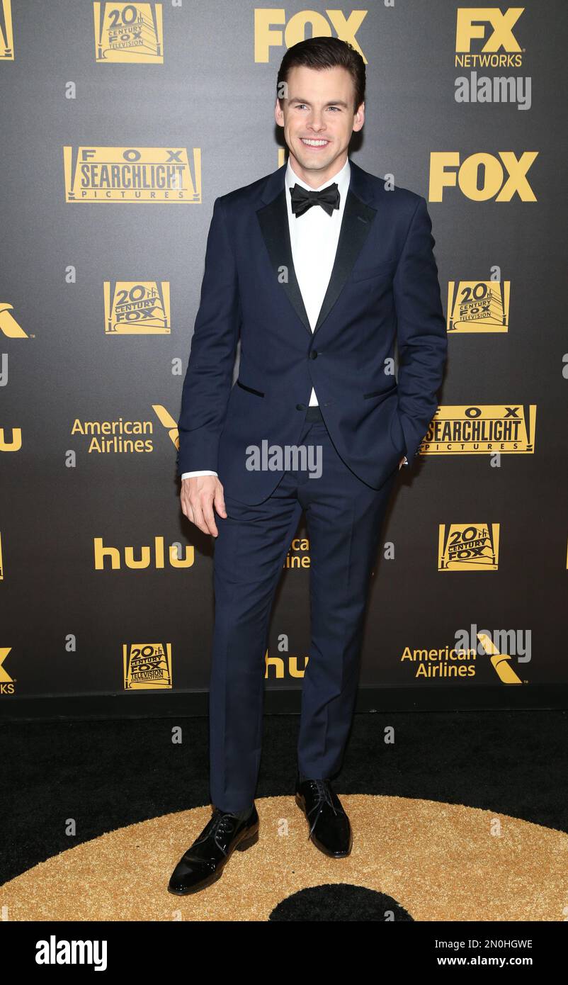 Tommy Dewey arrives at the FOX Golden Globes afterparty on Sunday, Jan ...