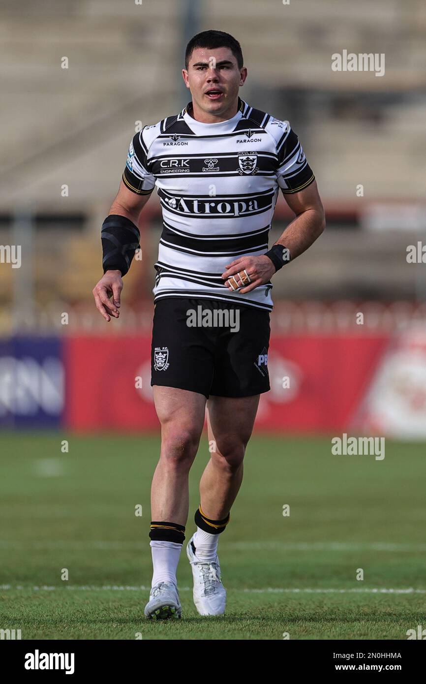 Jake Clifford #7 of Hull FC during the Rugby League Pre Season match ...