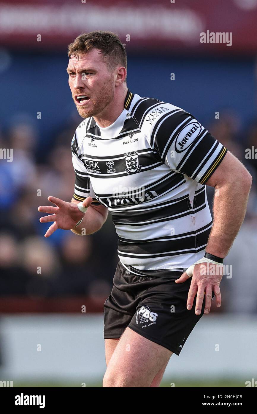 Scott Taylor #30 of Hull FC during the Rugby League Pre Season match ...