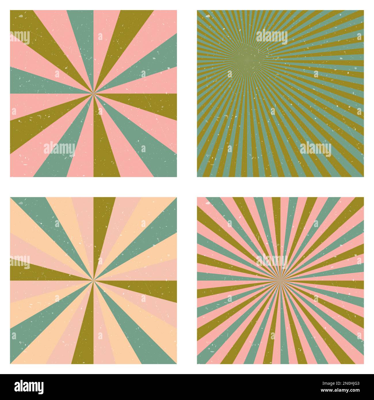 Astonishing vintage backgrounds. Abstract sunburst covers with radial ...