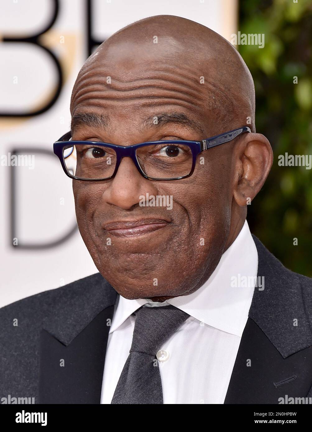Al Roker arrives at the 73rd annual Golden Globe Awards on Sunday, Jan ...