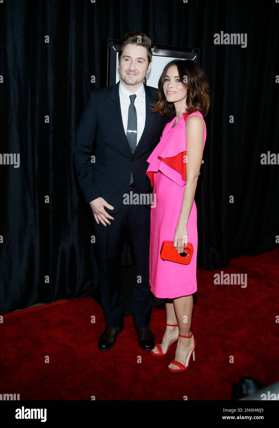 Abigail Spencer and Duke Johnson pose at The 41st Annual Los Angeles ...