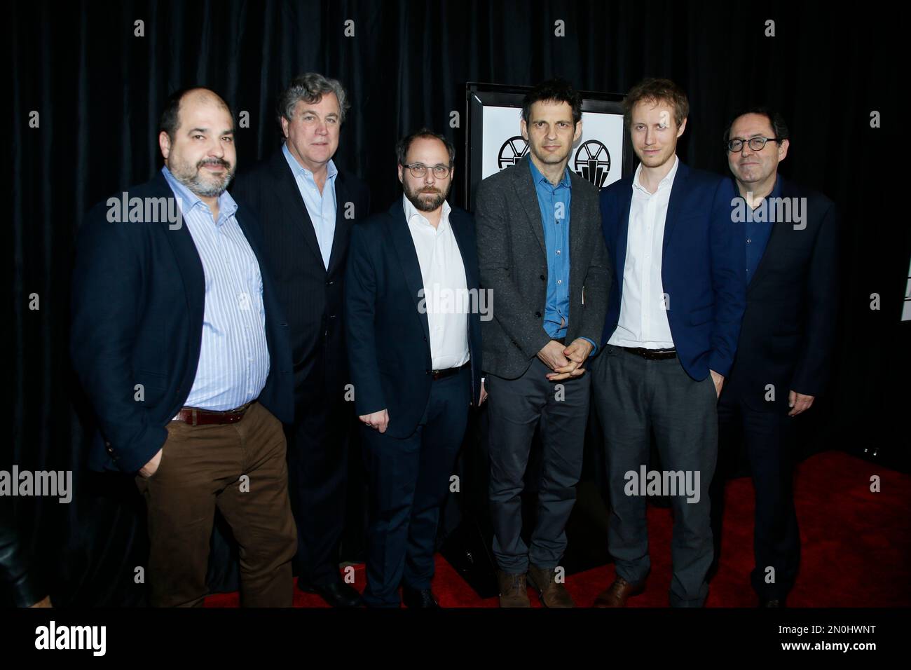 From left to right, Michael Barker, Gabor Rajna, Gabor Sipos, Geza ...