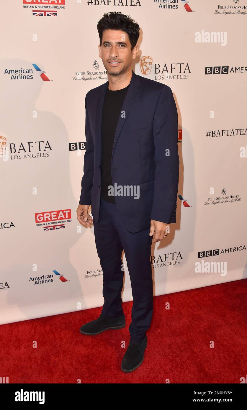 Raza Jaffrey arrives at the BAFTA Awards Season Tea Party at the Four ...