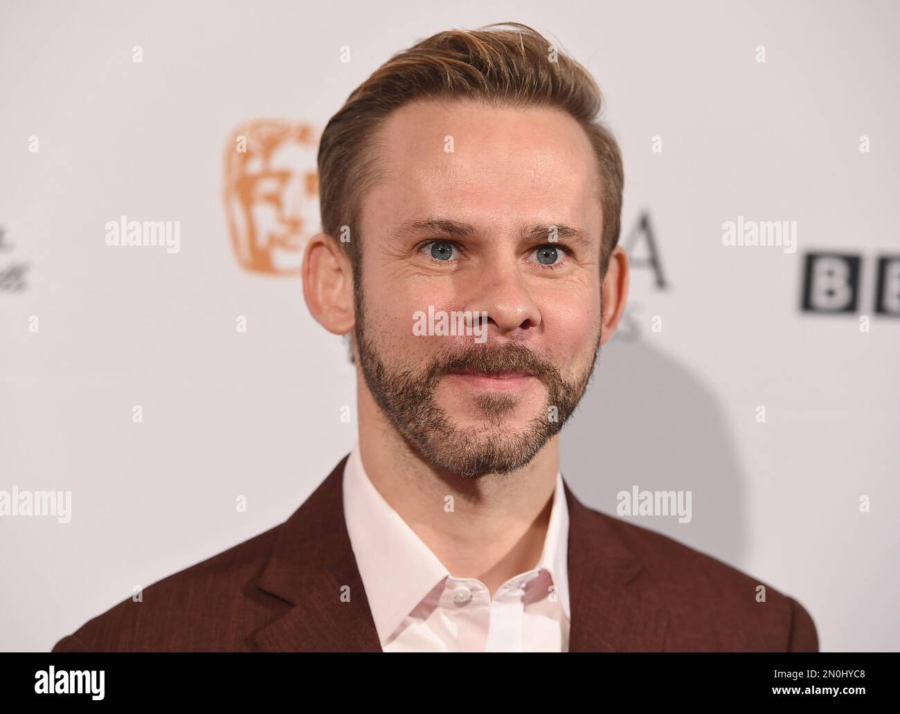 Dominic Monaghan arrives at the BAFTA Awards Season Tea Party at the ...