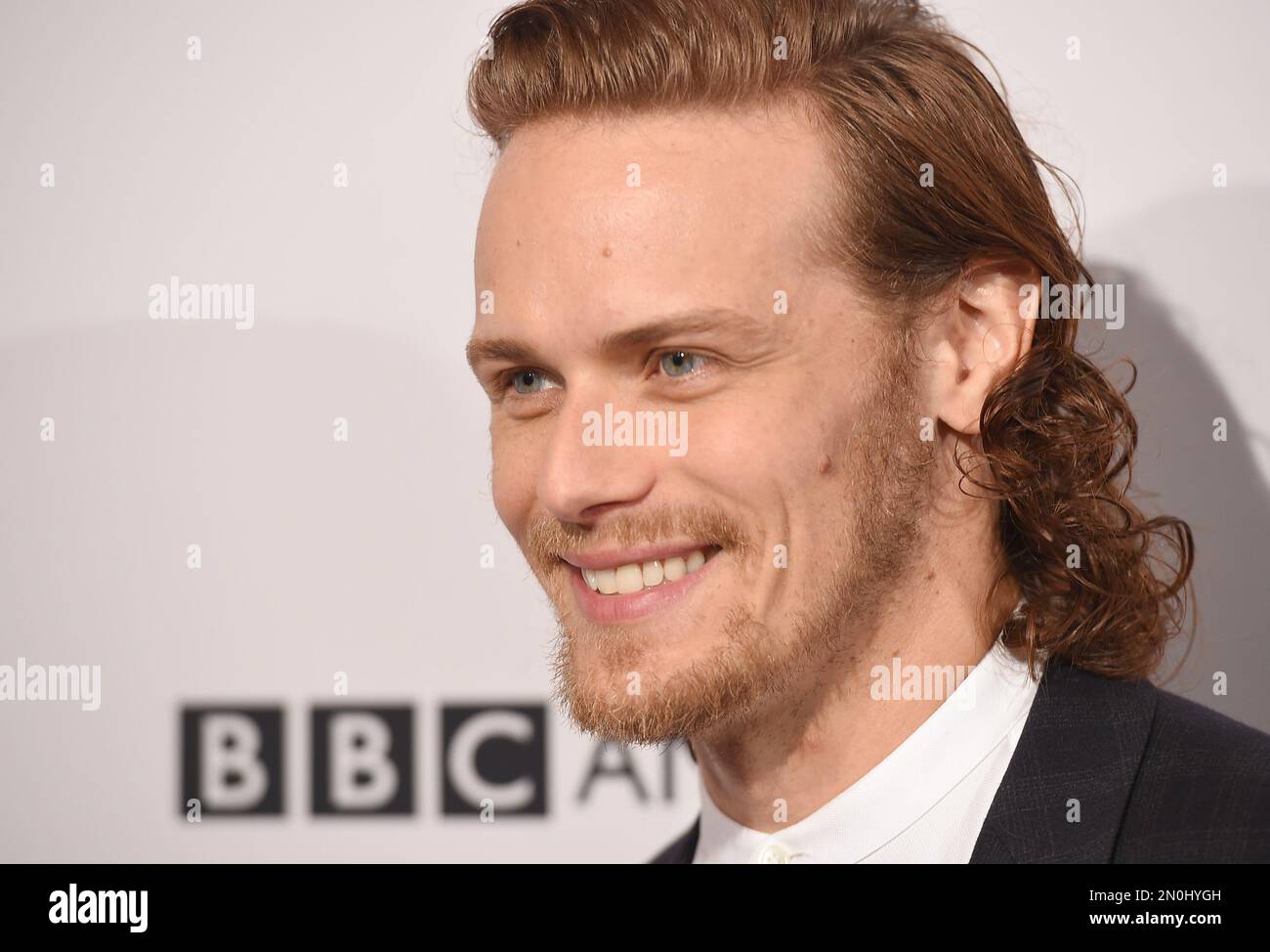 Sam Heughan arrives at the BAFTA Awards Season Tea Party at the Four ...
