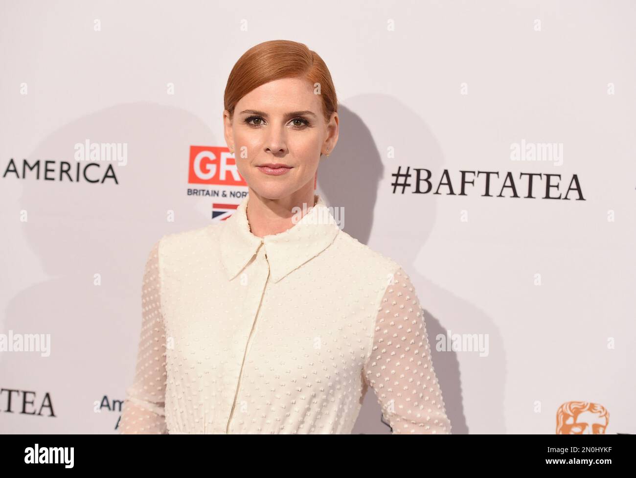 Sarah Rafferty arrives at the BAFTA Awards Season Tea Party at the Four ...
