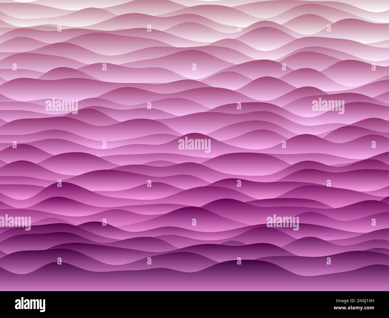 Abstract curves background. Smooth curves with gradients in magenta ...