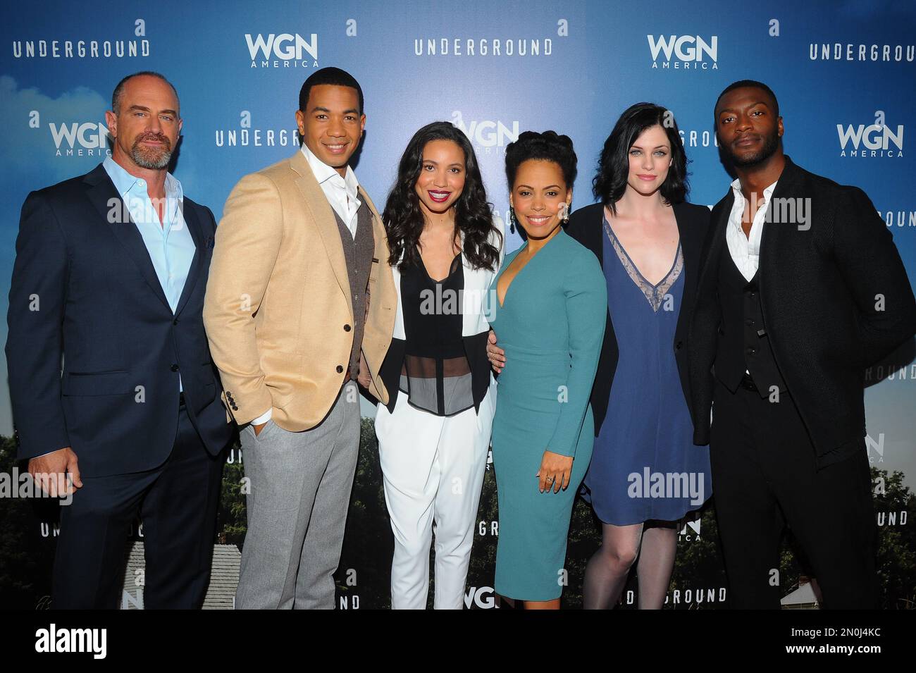 "Underground" cast members from left: Christopher Meloni, Alano Miller ...