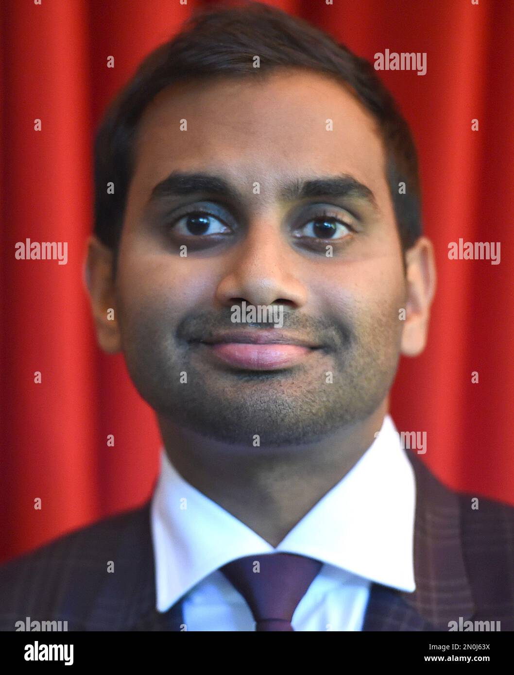 Aziz Ansari arrives at the AFI Awards at the Four Seasons Hotel on ...
