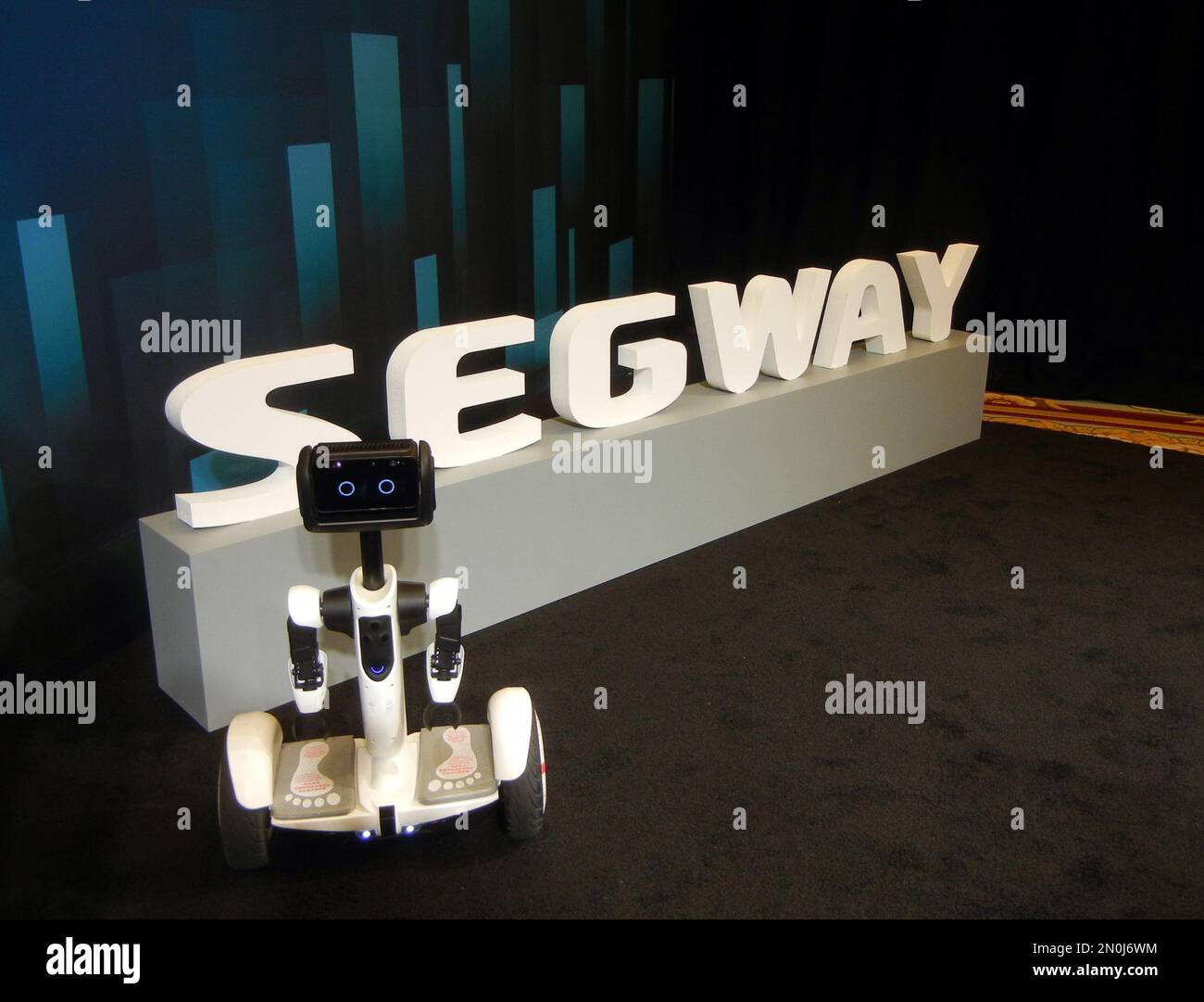 Segway's new personal robot and scooter is seen during its debut at the ...