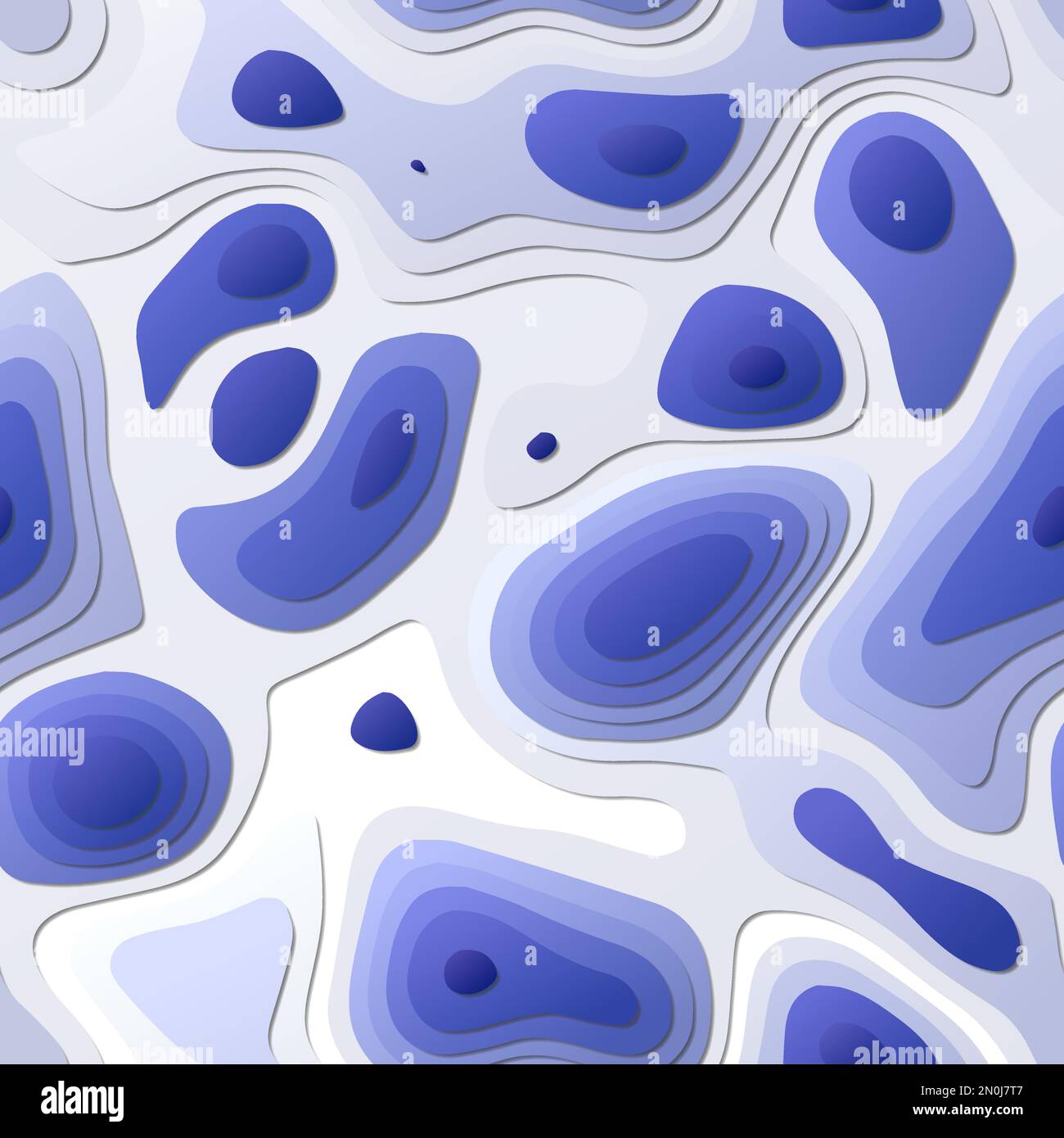 Colorful abstract layers. Papercut style background. Vibrant 3d ...