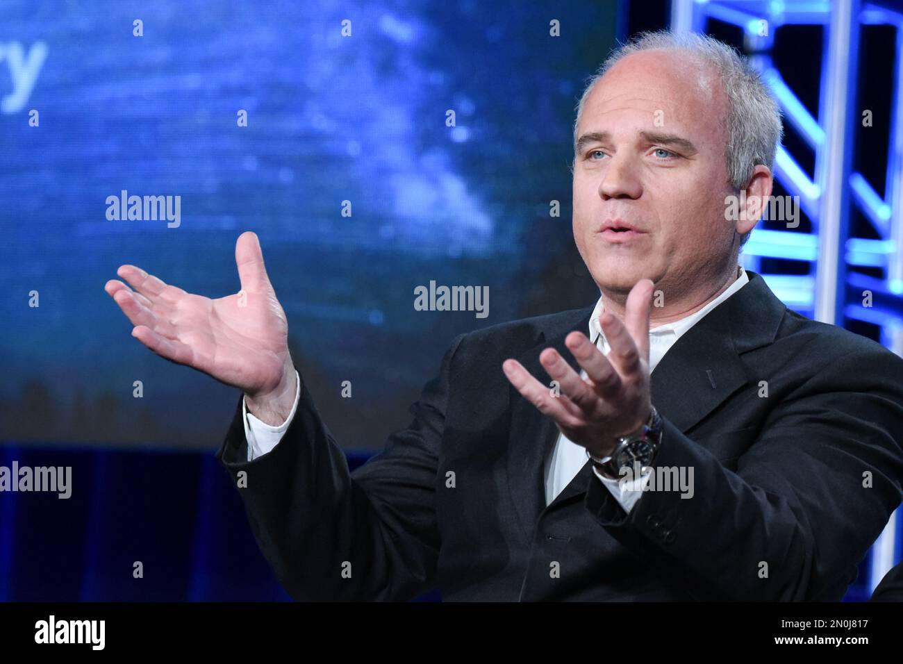 Nathaniel Kahn appears on stage during the "Telescope" panel at the ...