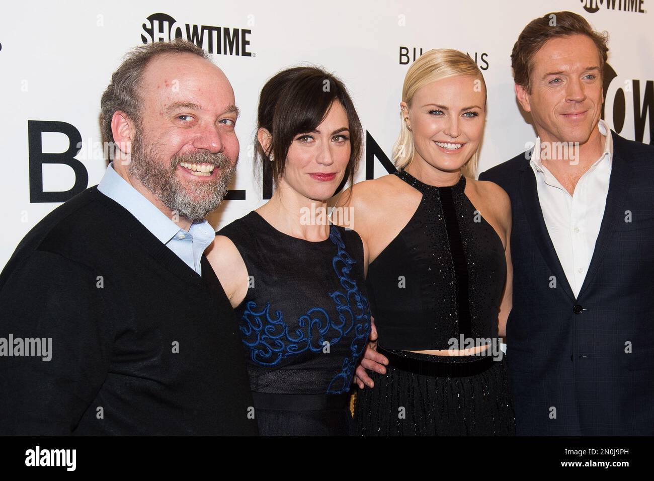 Paul Giamatti, from left, Maggie Siff, Malin Akerman and Damian Lewis ...