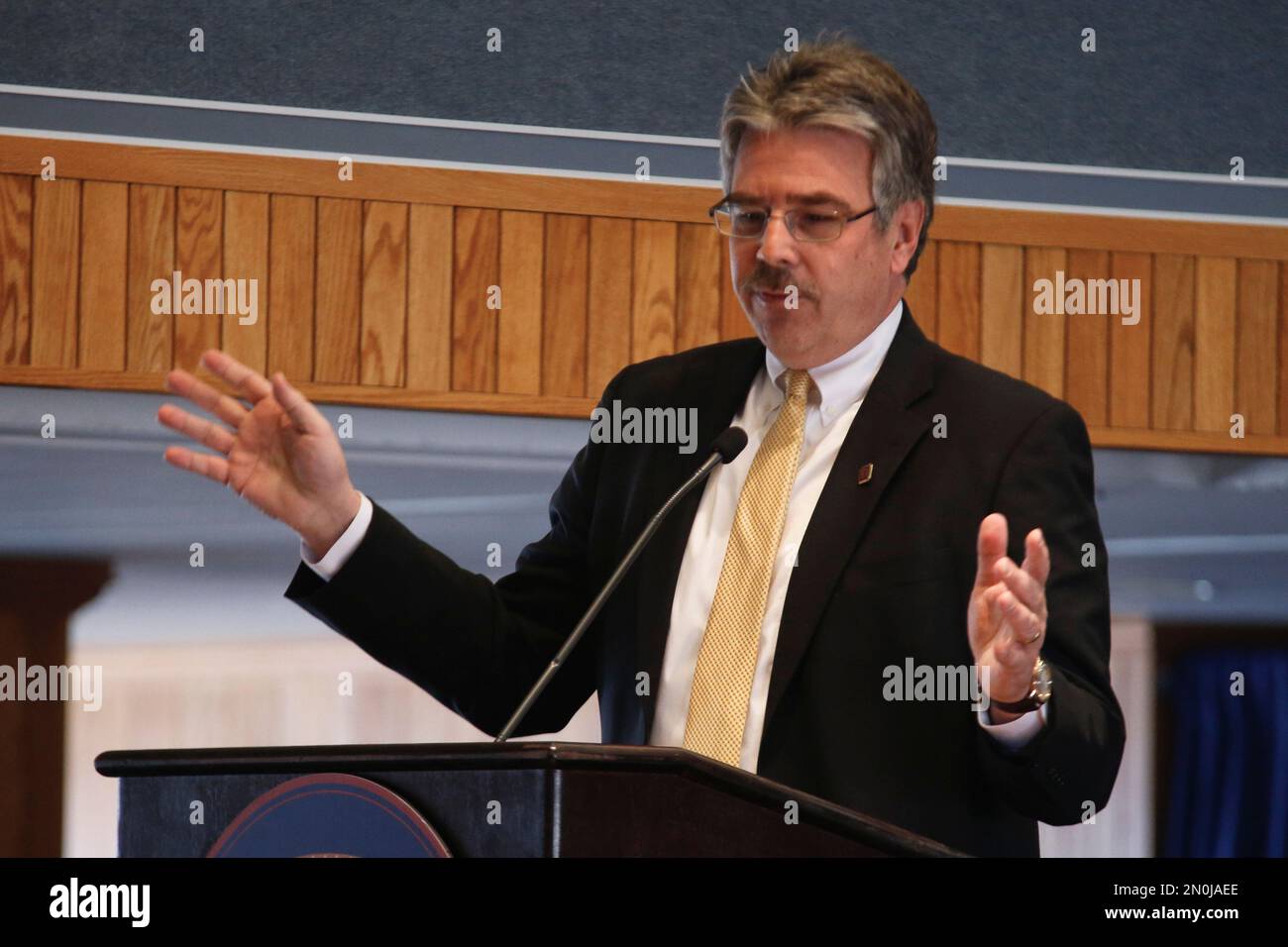 In this photo made on Thursday, Jan. 7, 2016, incoming Duquesne ...
