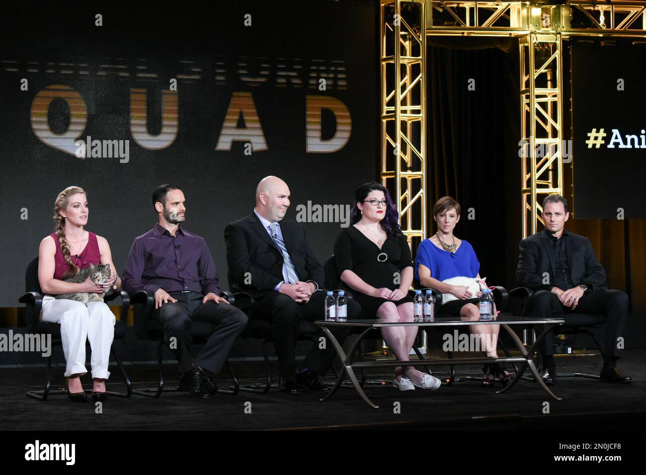 Karissa Hadden, from left, Dustin Feldman, Erik Fox, Leigh Ann Bennett ...