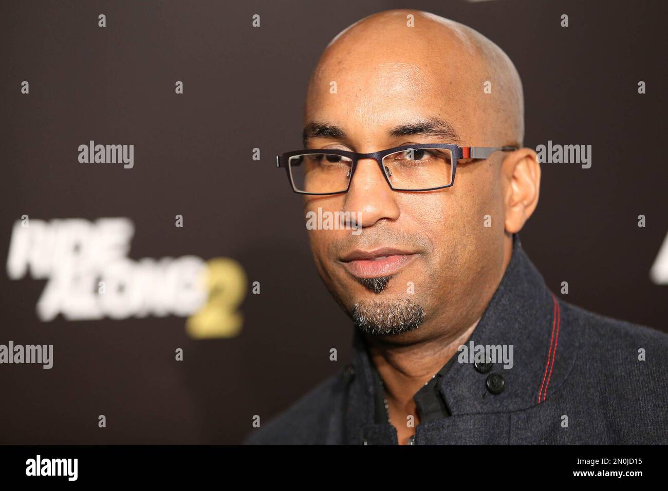 Tim Story arrives at the world premiere of 'Ride Along 2' at Regal ...