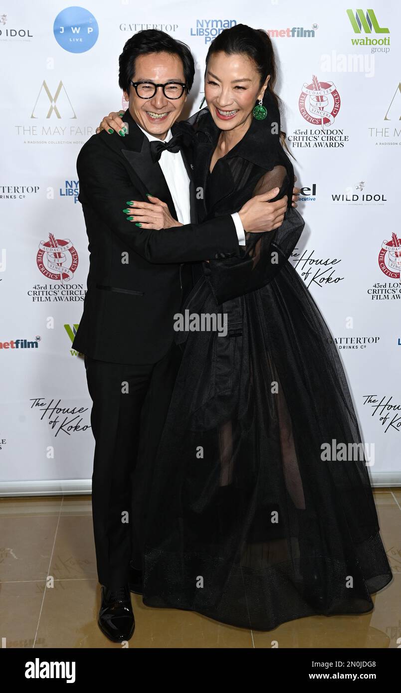 London, UK. 05th Feb, 2023. February 5th, 2023, London, UK. Ke Huy Quan ...