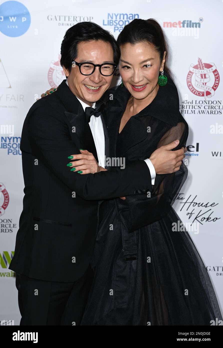 London, UK. 05th Feb, 2023. February 5th, 2023, London, UK. Ke Huy Quan ...