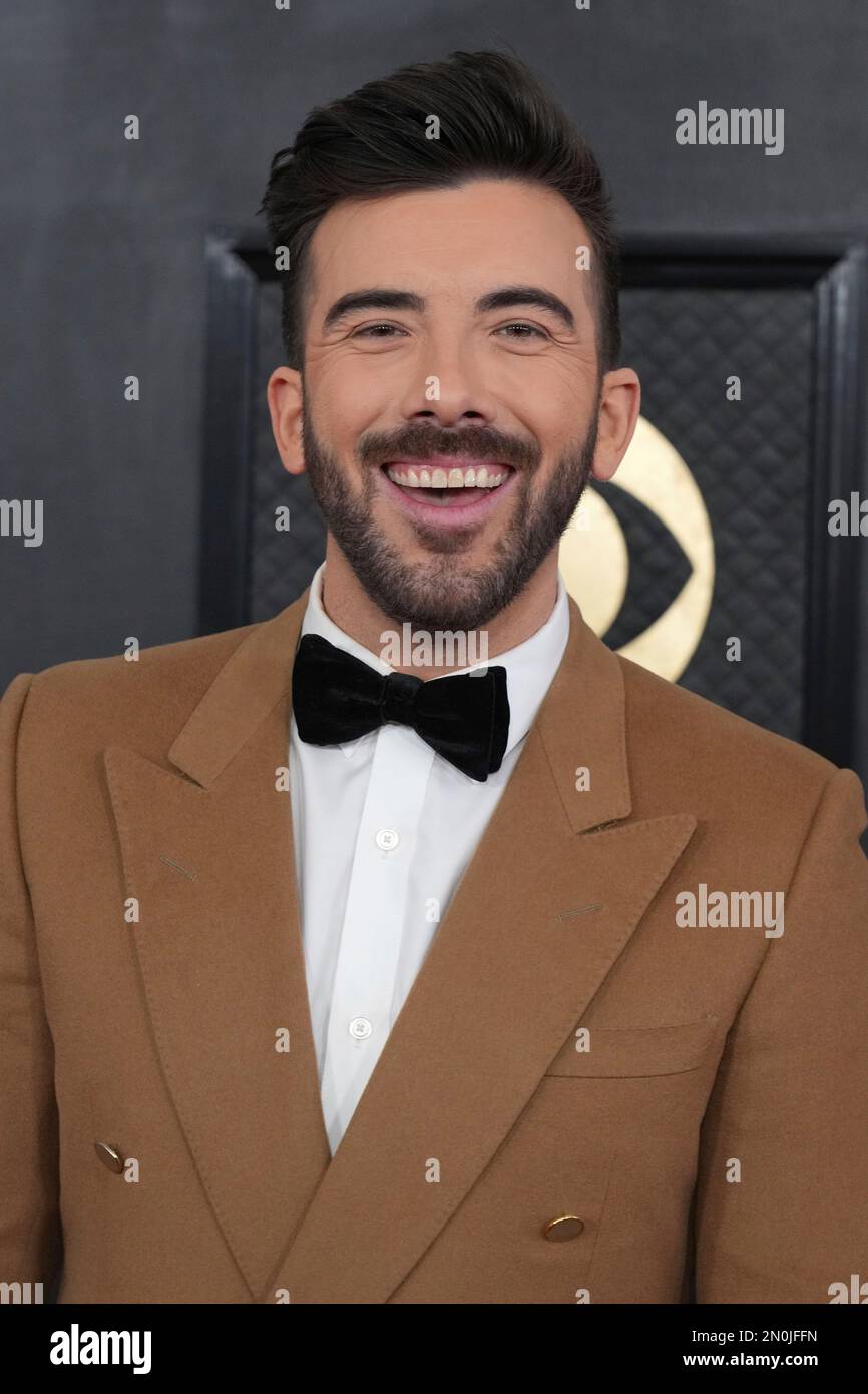 Jeremy Parsons arrives at the 65th annual Grammy Awards on Sunday, Feb ...