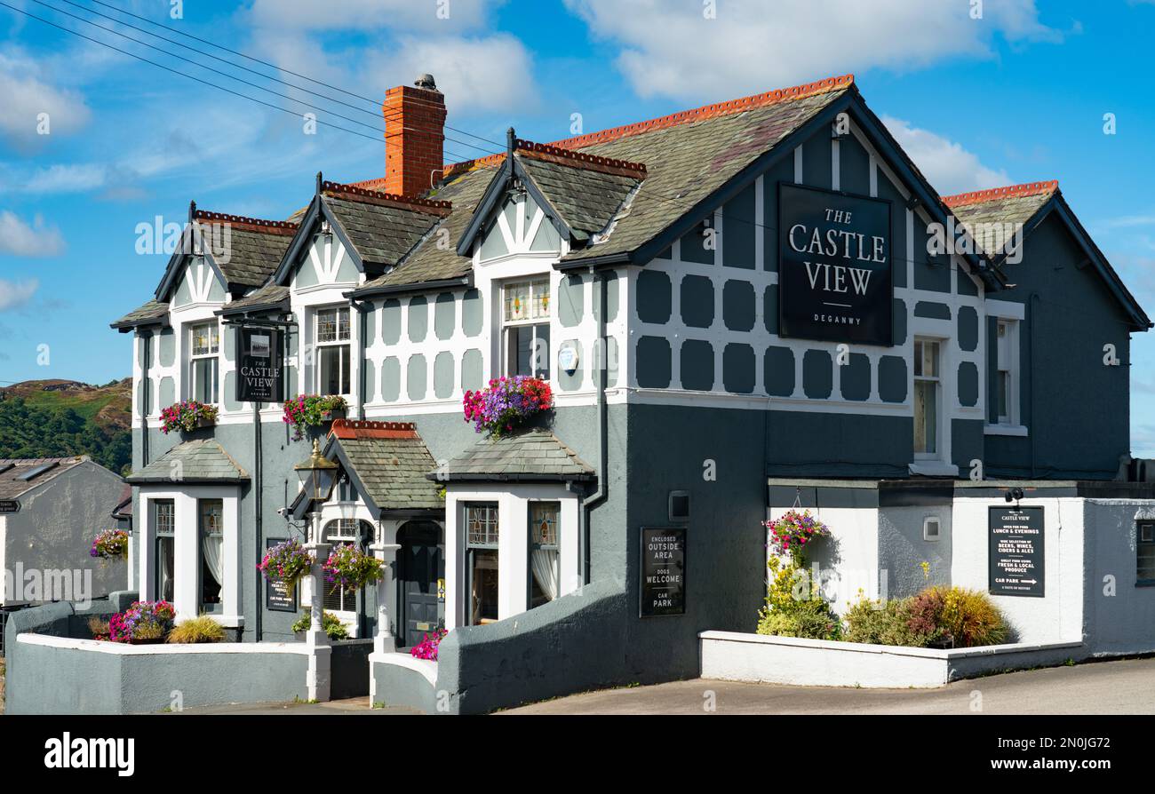 The Castle View Pub, Deganwy, County Conwy, North Wales.Taken in August ...