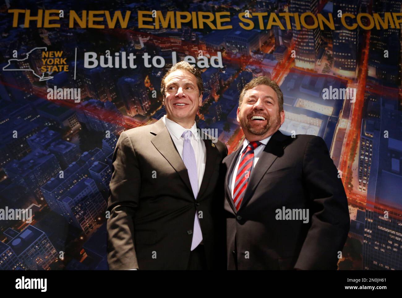 New York Governor Andrew Cuomo Left Poses For A Photo With Madison new-york-governor-andrew-cuomo-left-poses-for-a-photo-with-madison