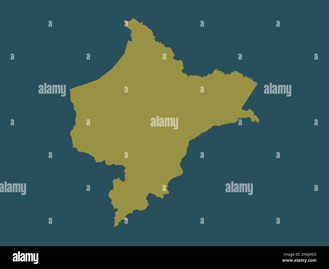 Loreto outline map hi-res stock photography and images - Alamy