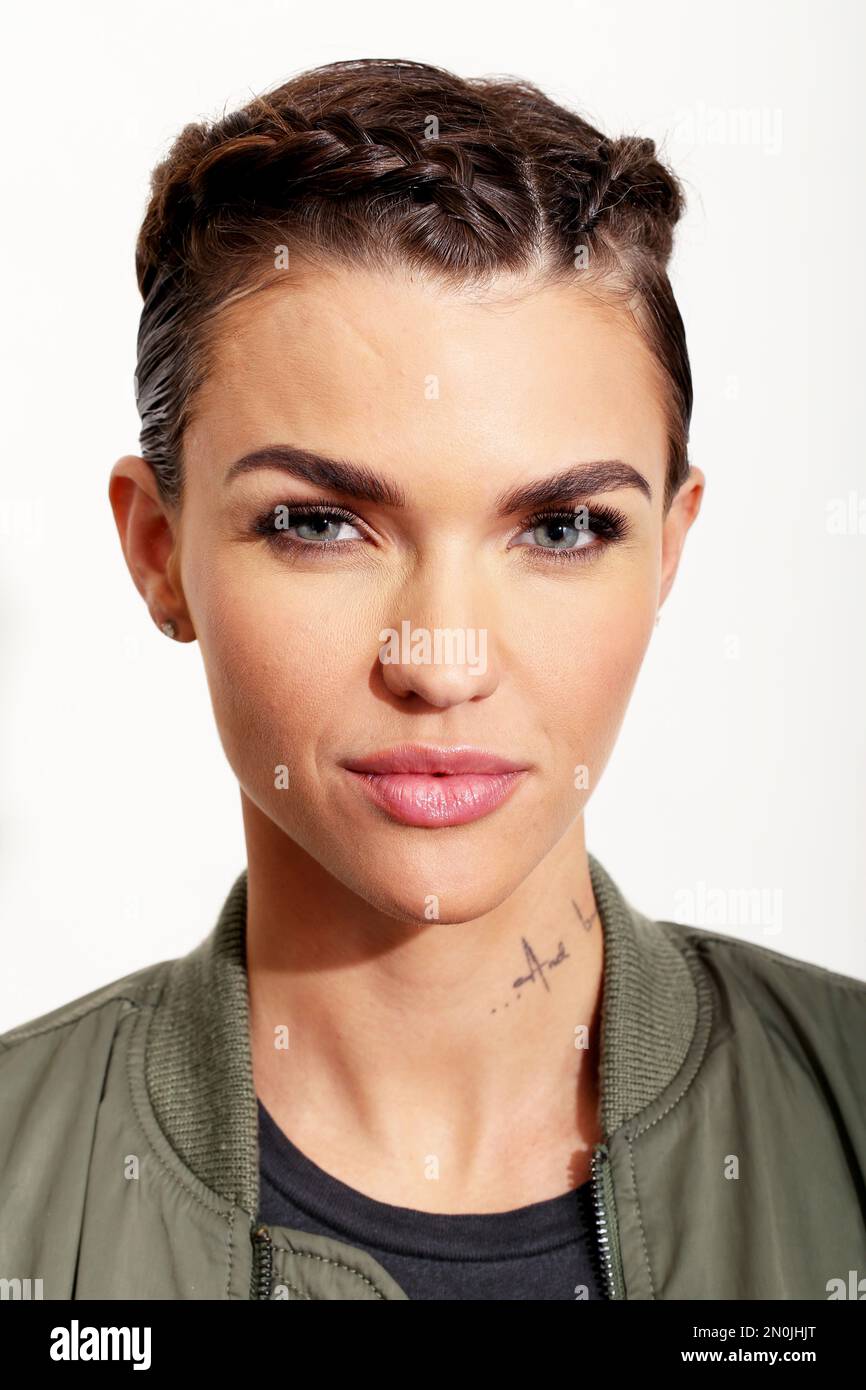 In this Tuesday, Jan. 5, 2016 photo, actress Ruby Rose poses for a ...