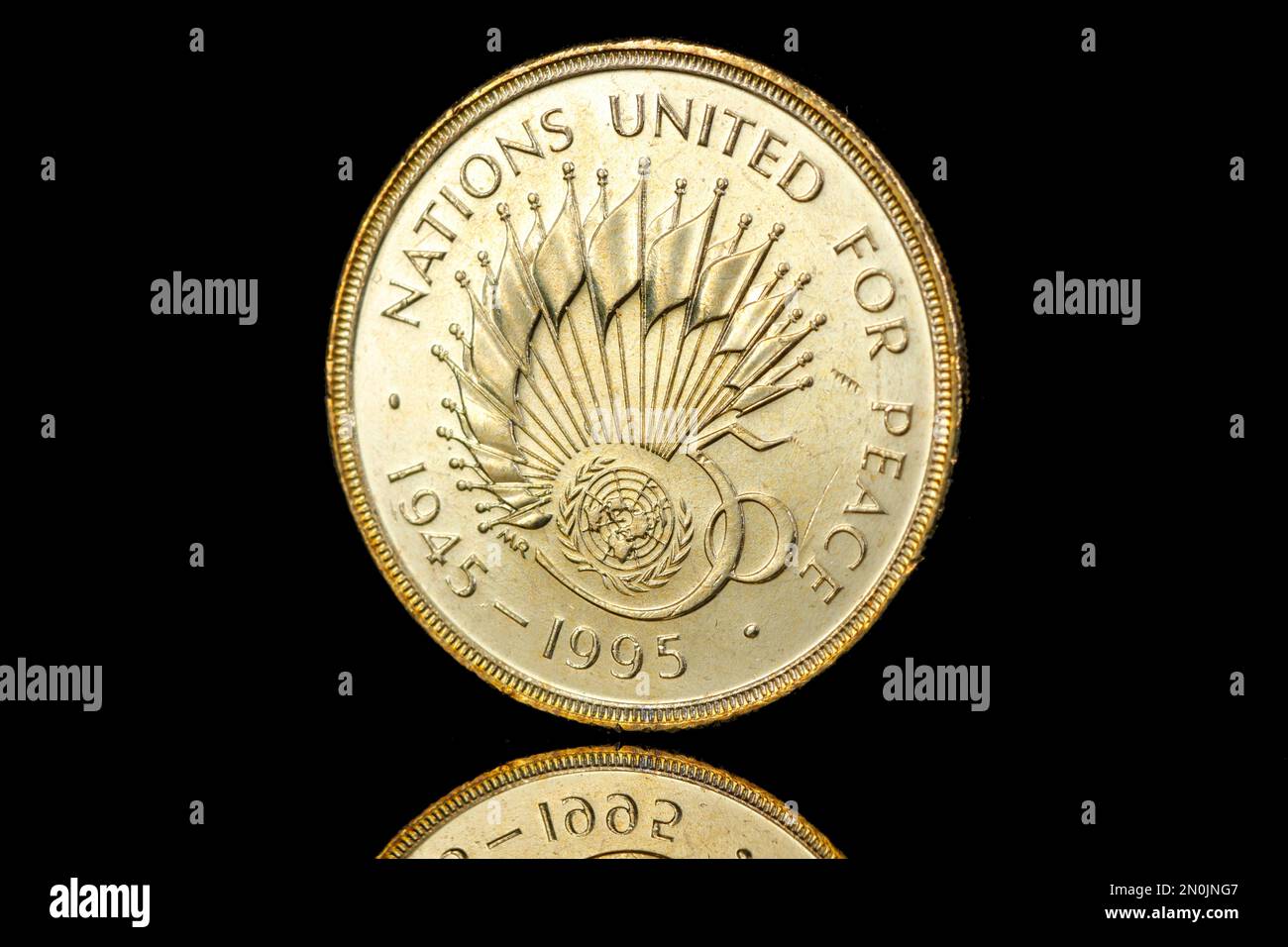 A pre 1997 £2 coin issued in 1995 to commemorate 50 years of the ...