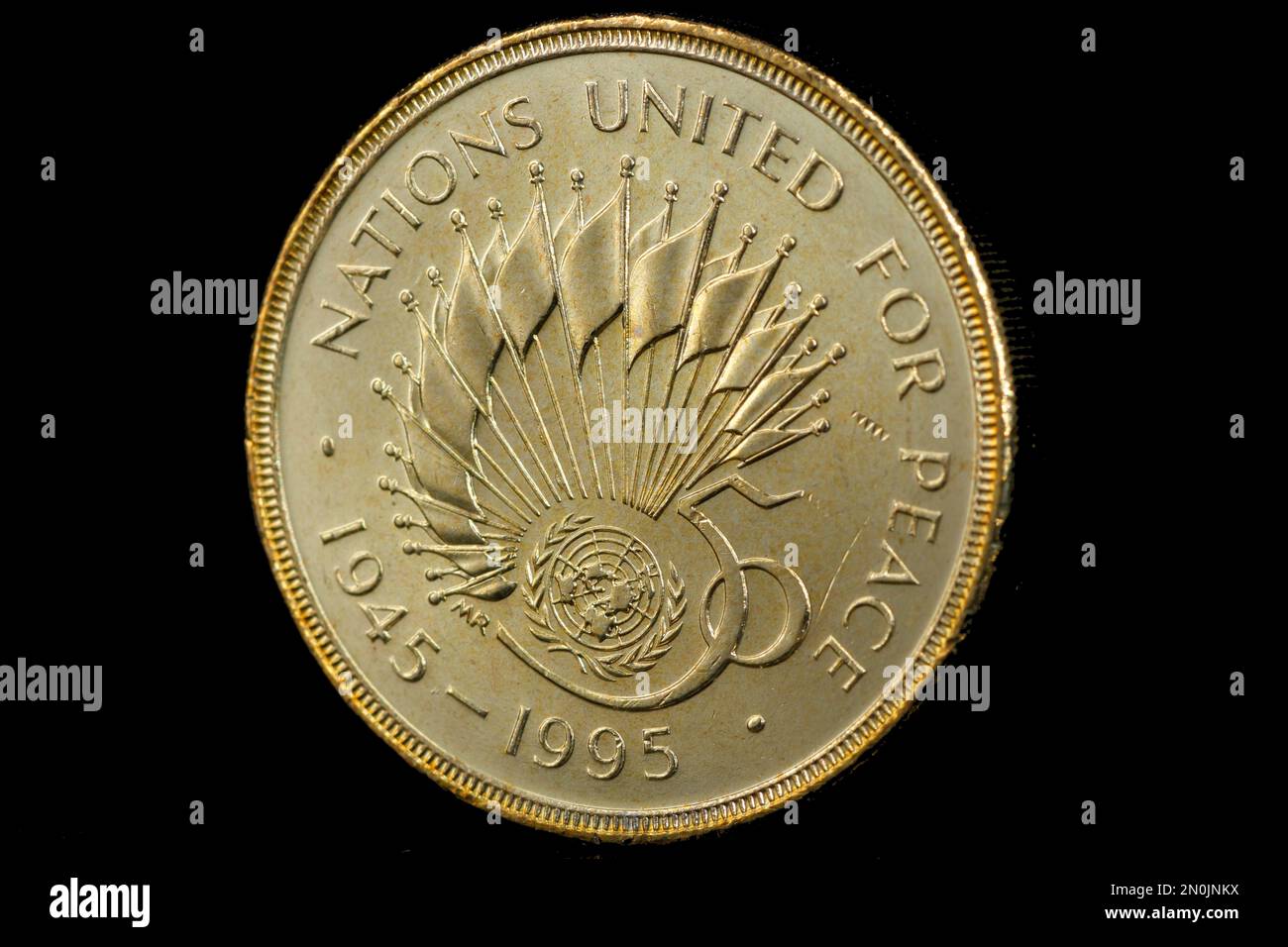 A pre 1997 £2 coin issued in 1995 to commemorate 50 years of the ...