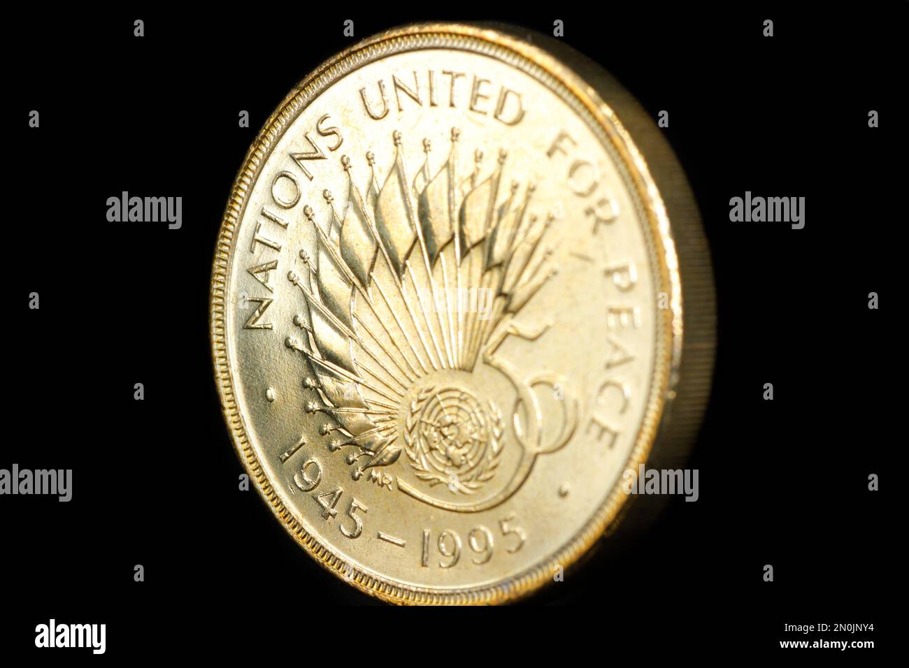 A pre 1997 £2 coin issued in 1995 to commemorate 50 years of the ...