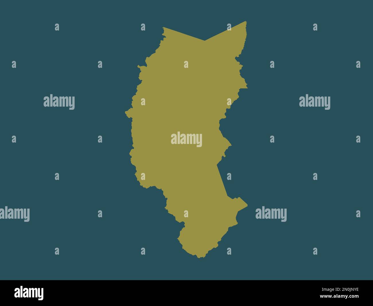 Puno, region of Peru. Solid color shape Stock Photo - Alamy