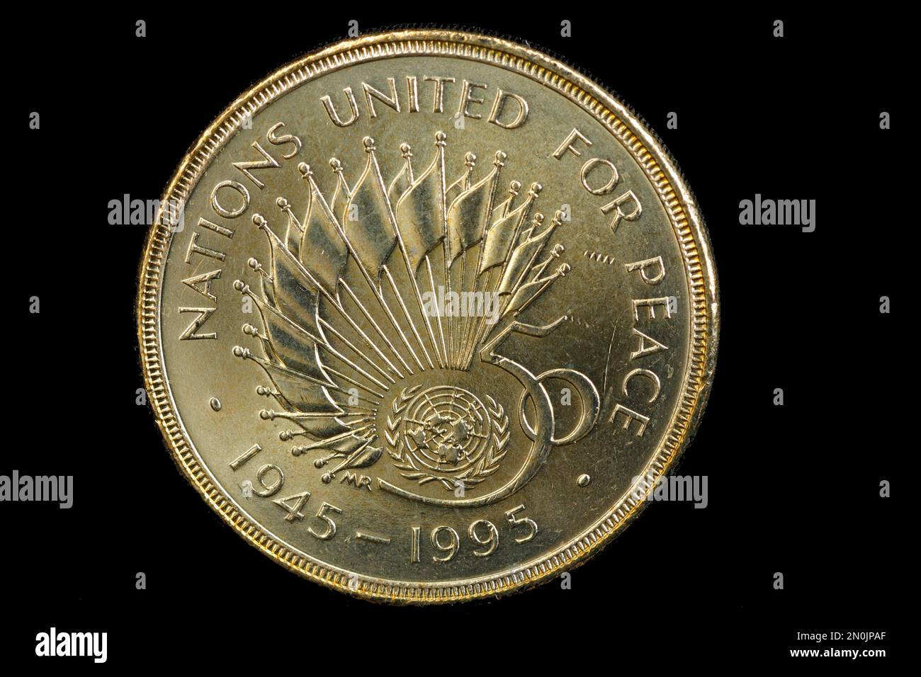 A pre 1997 £2 coin issued in 1995 to commemorate 50 years of the ...
