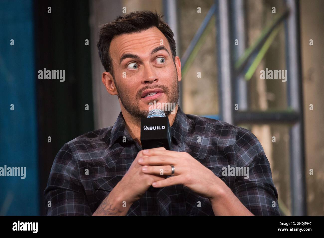 Actor Cheyenne Jackson participates in AOL's BUILD Speaker Series to ...