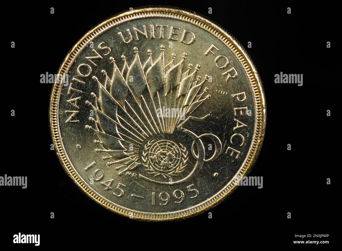 A pre 1997 £2 coin issued in 1995 to commemorate 50 years of the ...
